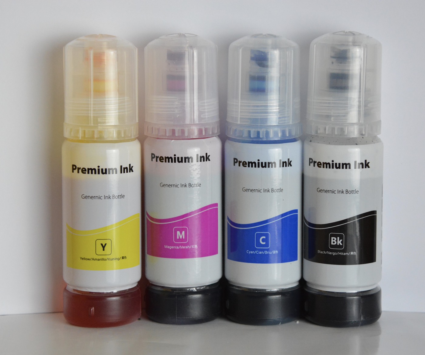 Premium Ink 003 สำหรับ Epson Printer 003 หมึกเติม เกรดพรีเมี่ยม 4 สี 4 ...