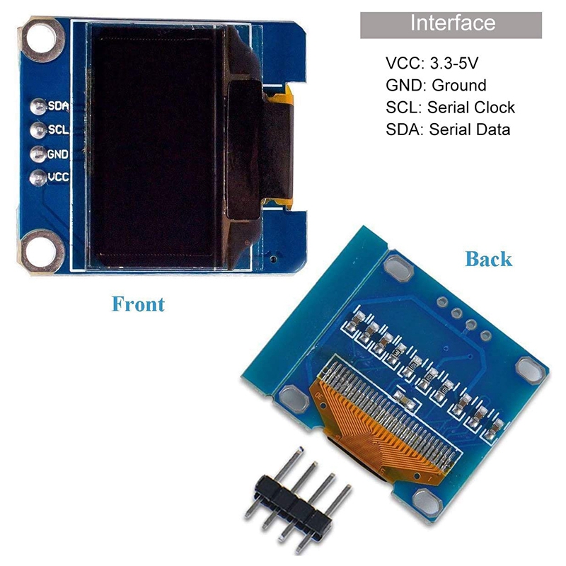 I2C OLED Display 0.96 Inch IIC Serial LCD LED Module SSD1306 128 64 for ...