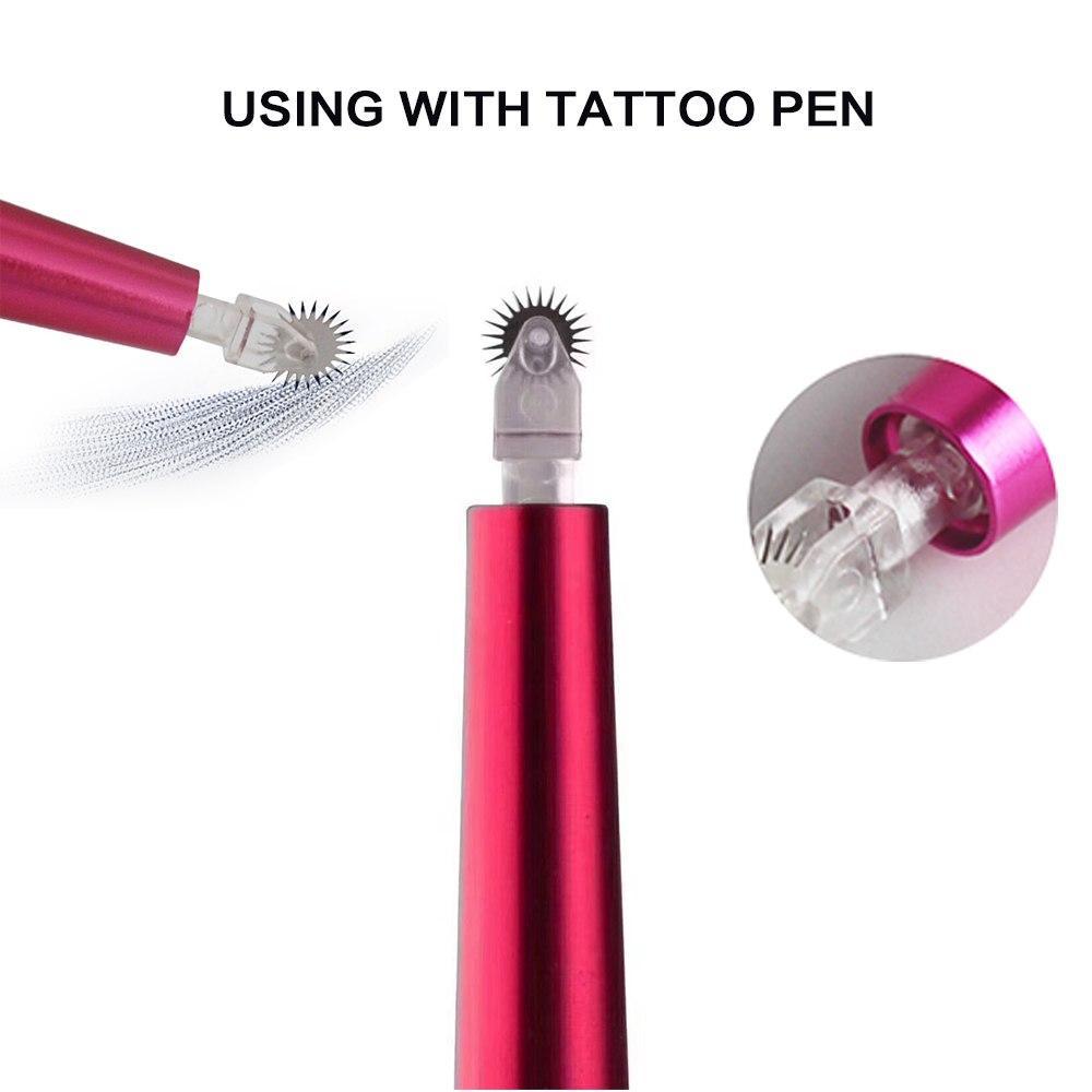 10pcs 10mm Roller Needles For Microblading Finer Hair Strokes Permanent ...