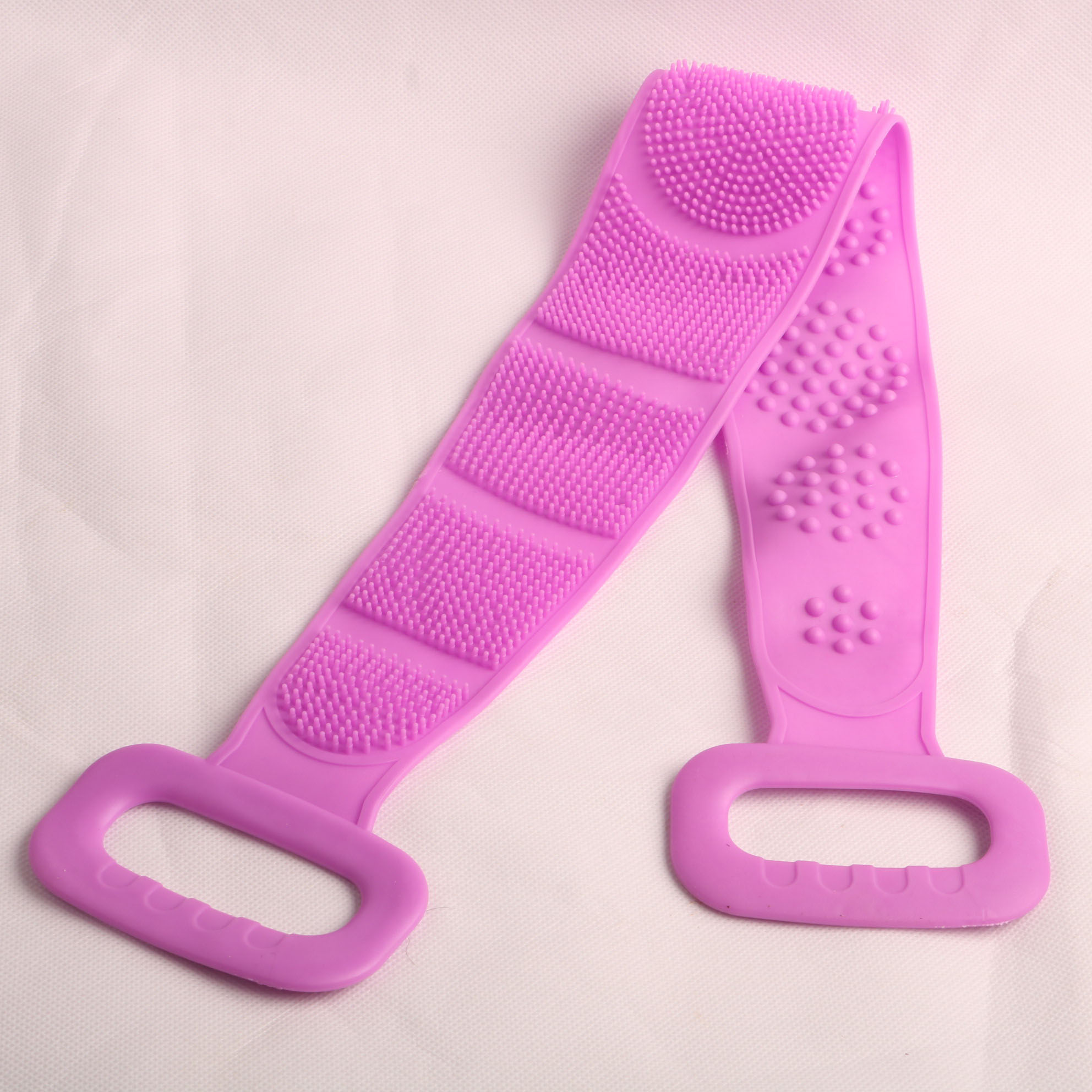 1pcs 80cm Silicone Brushes Bath Towel Body Brush Bath Belt Exfoliating