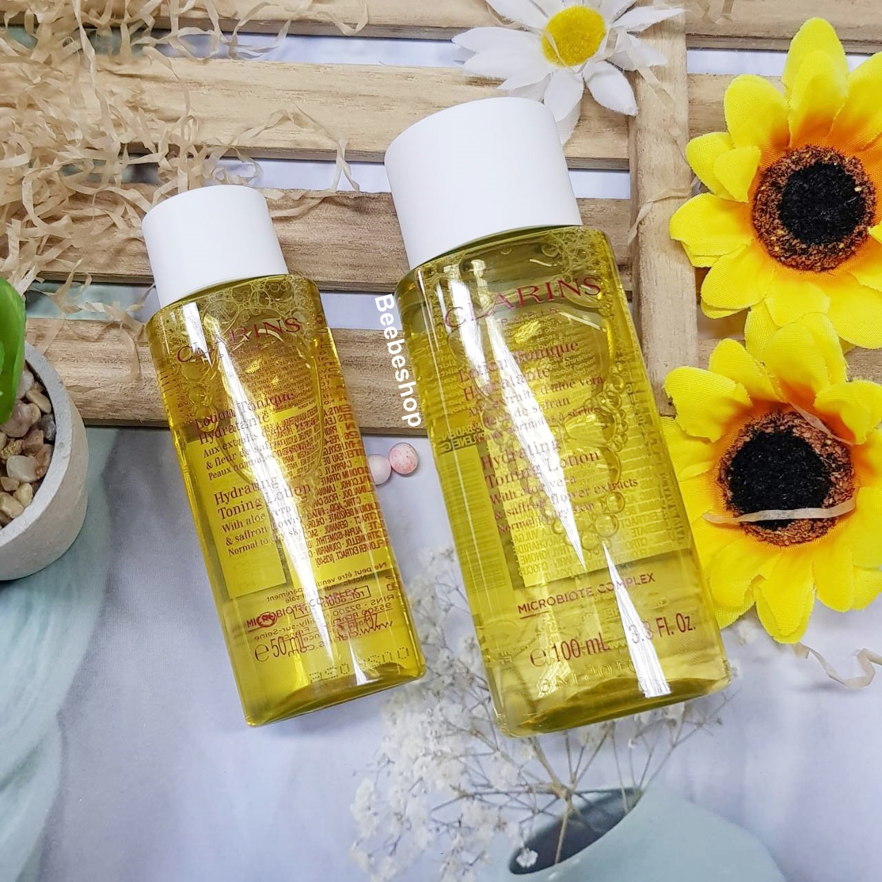 ราคาต่อ 1ชิ้น Clarins Hydrating Toning Lotion With Aloe Vera 10ml โทนเน ...