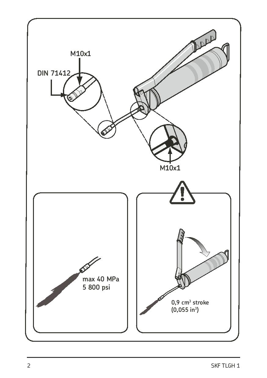 SKF กระบอกอัดจารบี TLGH 1 - SW1994 - ThaiPick