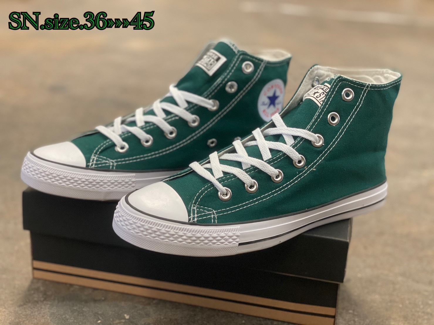 รองเท้าผ้าใบ Converse All Star (Long) รองเท้าใส่สบาย รองเท้าลำลอง ...