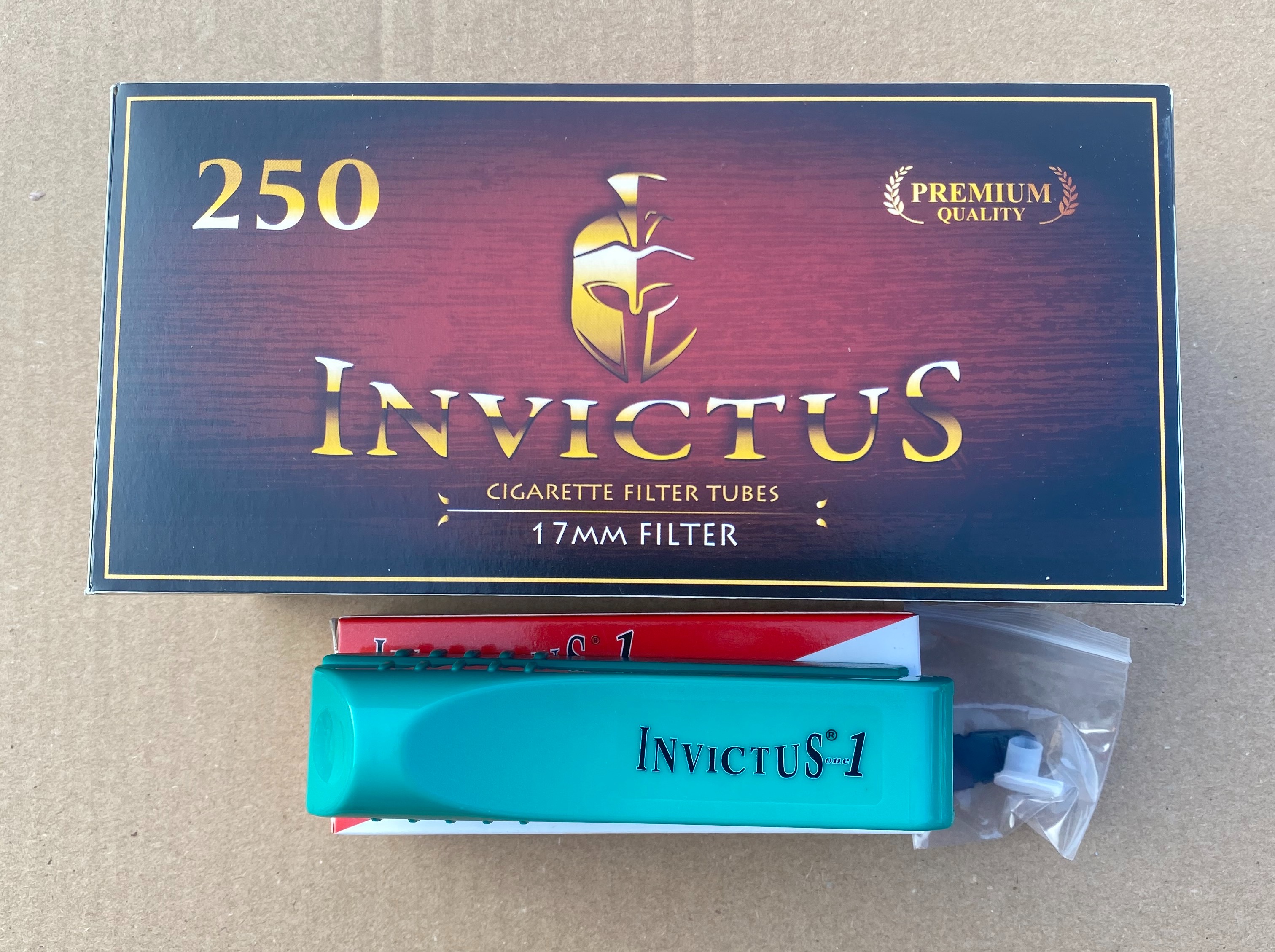 ก้นกรองเปล่า invictus 500 มวน(ร้อน) ยาว 17 มม. - na23456 - ThaiPick