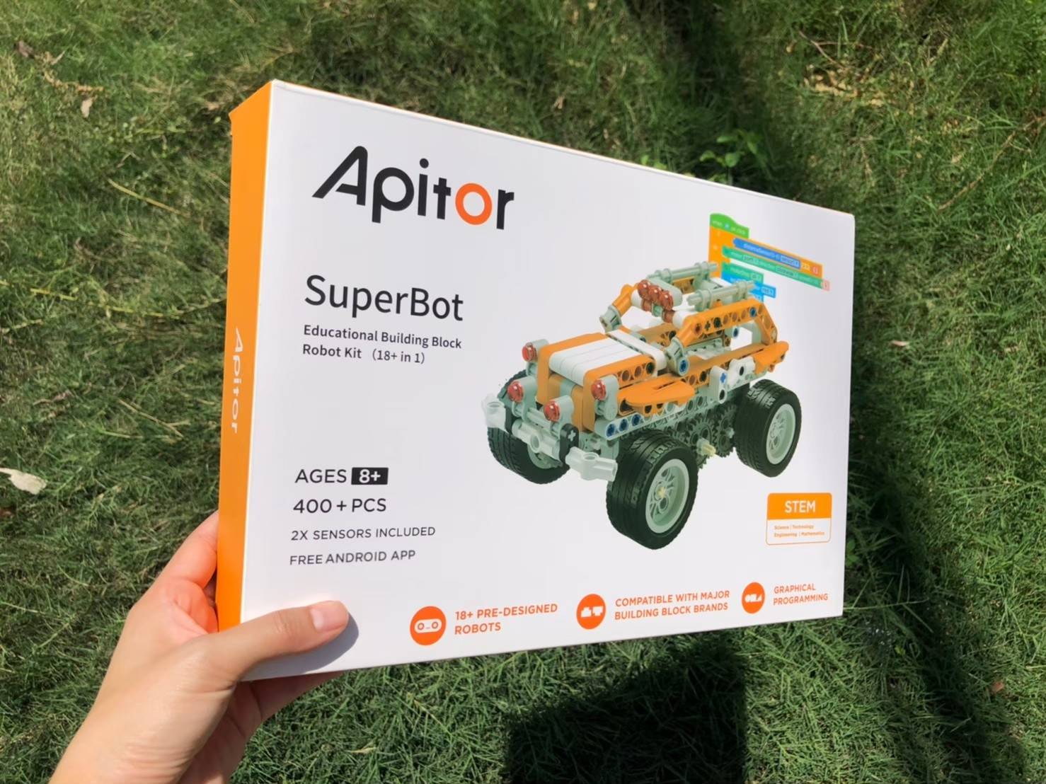 ROBOT หุ่นยนต์ Apitor SuperBot Coding ตัวต่อเลโก้ หุ่นยนต์โรบอท หุ่นยนต์รถ หุ่นยนต์บังคับ ผ่าน ...