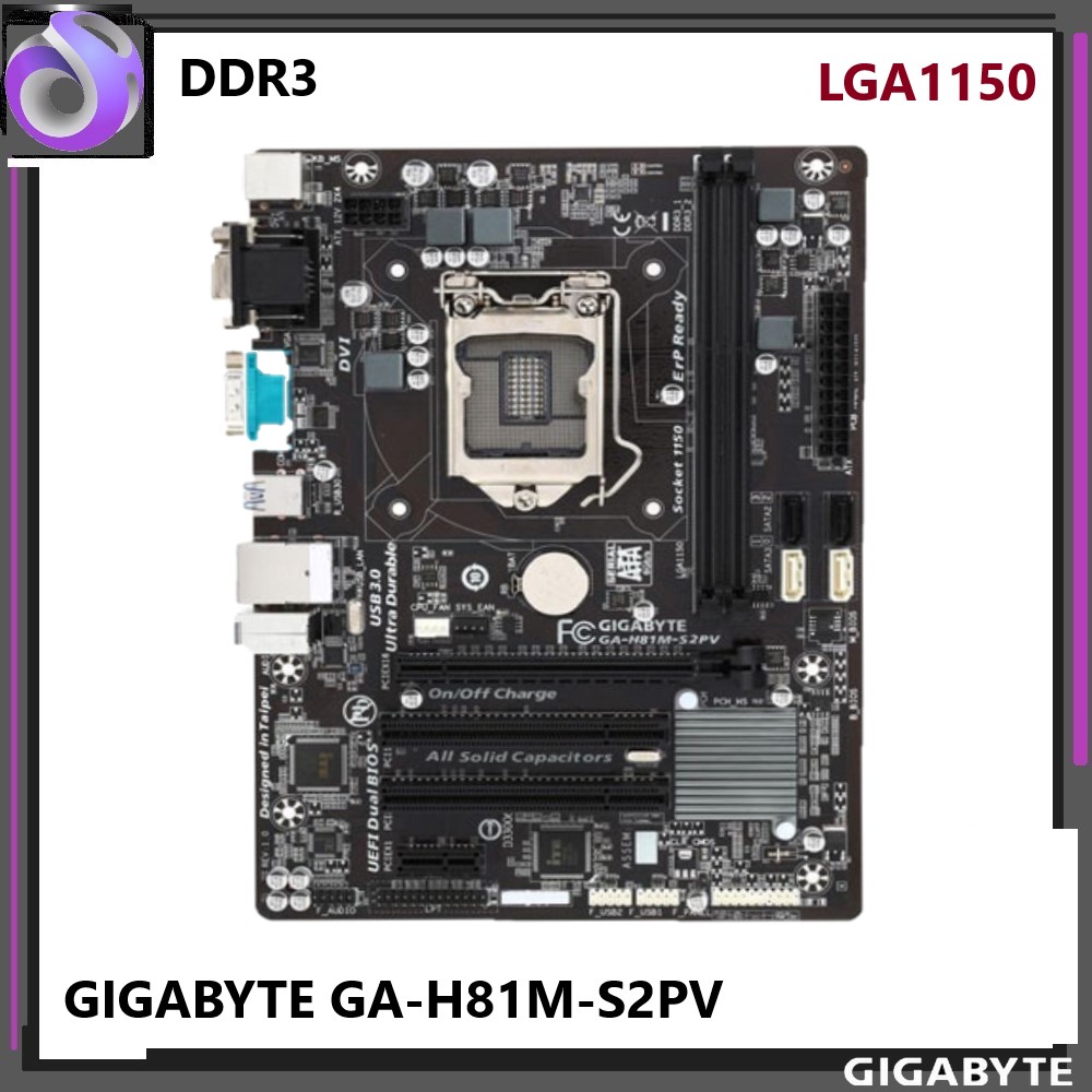 1150MAINBOARDGIGABYTE GA-H81M-S2PHDDR3 - Mcomsmile - ThaiPick