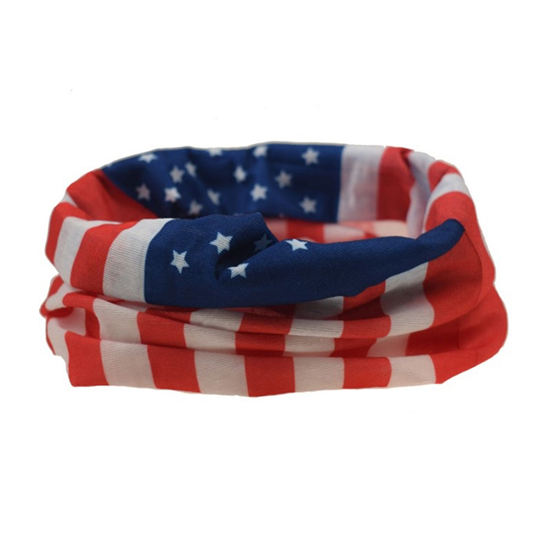 HONG American Flag Face Mask Seamless Neck Gaiter Shield Scarf For ...