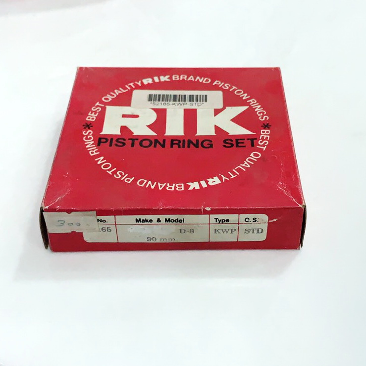 RIK แหวนลูกสูบ D8 PISTON RING SET เบอร์ STD - TNK MARINE - ThaiPick