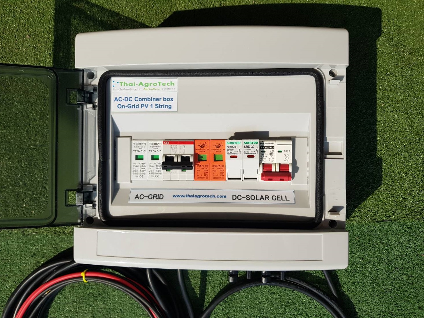 AC-DC combiner box 1string สำหรับระบบโซล่าเซลล์ระบบออนกริด | Lazada.co.th