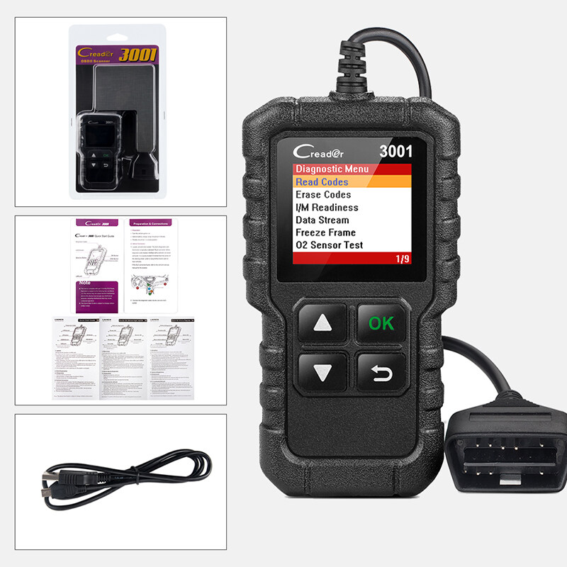 เปิดตัว x431 CR3001 รองรับฟังก์ชั่น OBDII/EOBD Creader 3001 เครื่องมือ ...