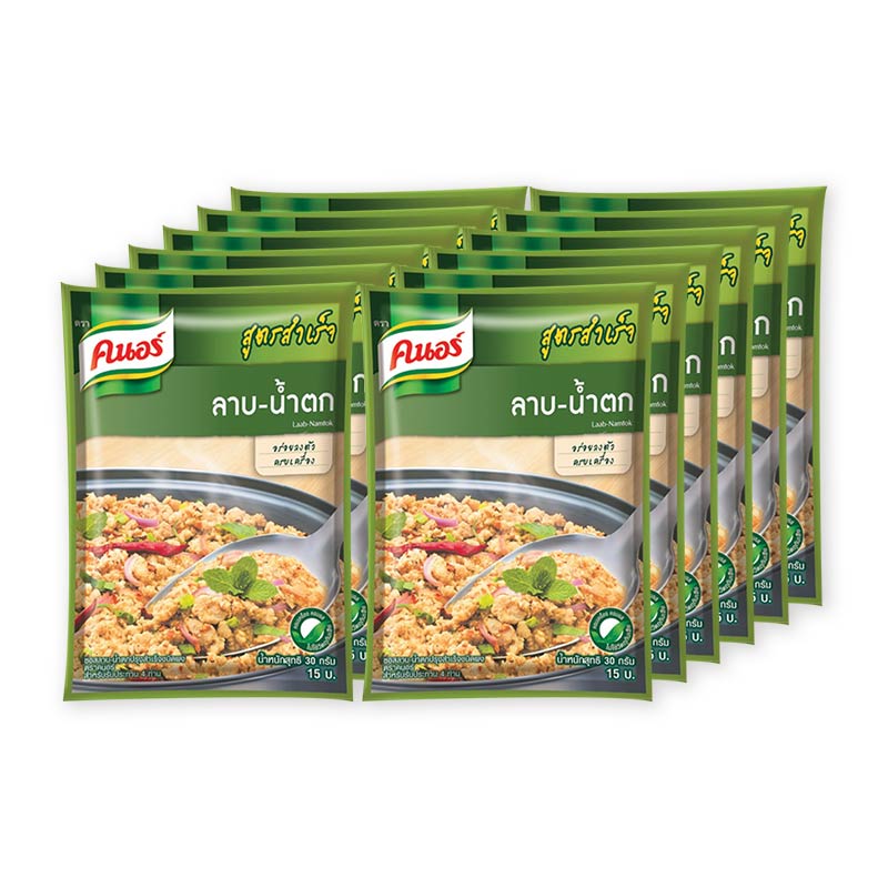 HOT🔥Knorr Laab Namtok Seasoning Powder 30g x 12 Sachets | Lazada.co.th