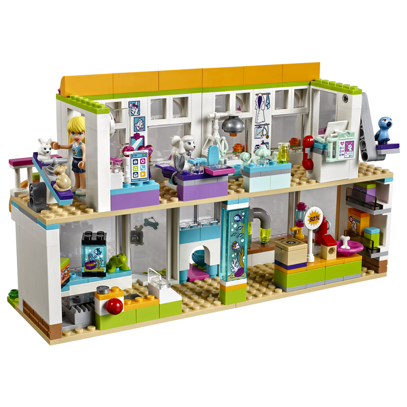 LEGO 41345 Friends Heart Lake City Pet Center small particles girls ...