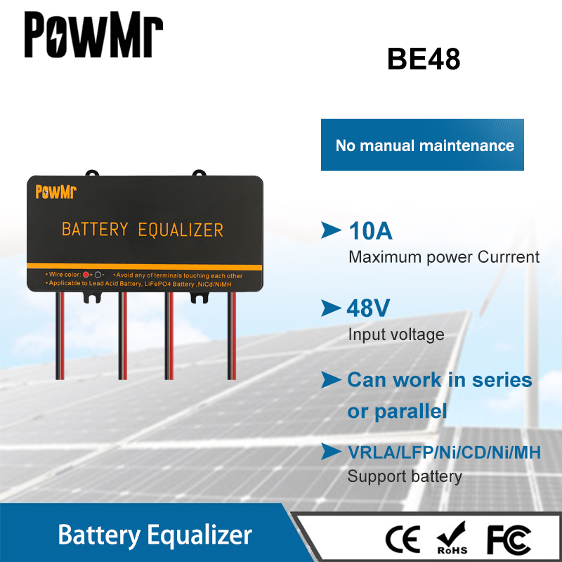 PowMr แบตเตอรี่ Equalizer ใหม่ล่าสุด Warranty Service 2.4 v/3.6 v/6 v/9 ...