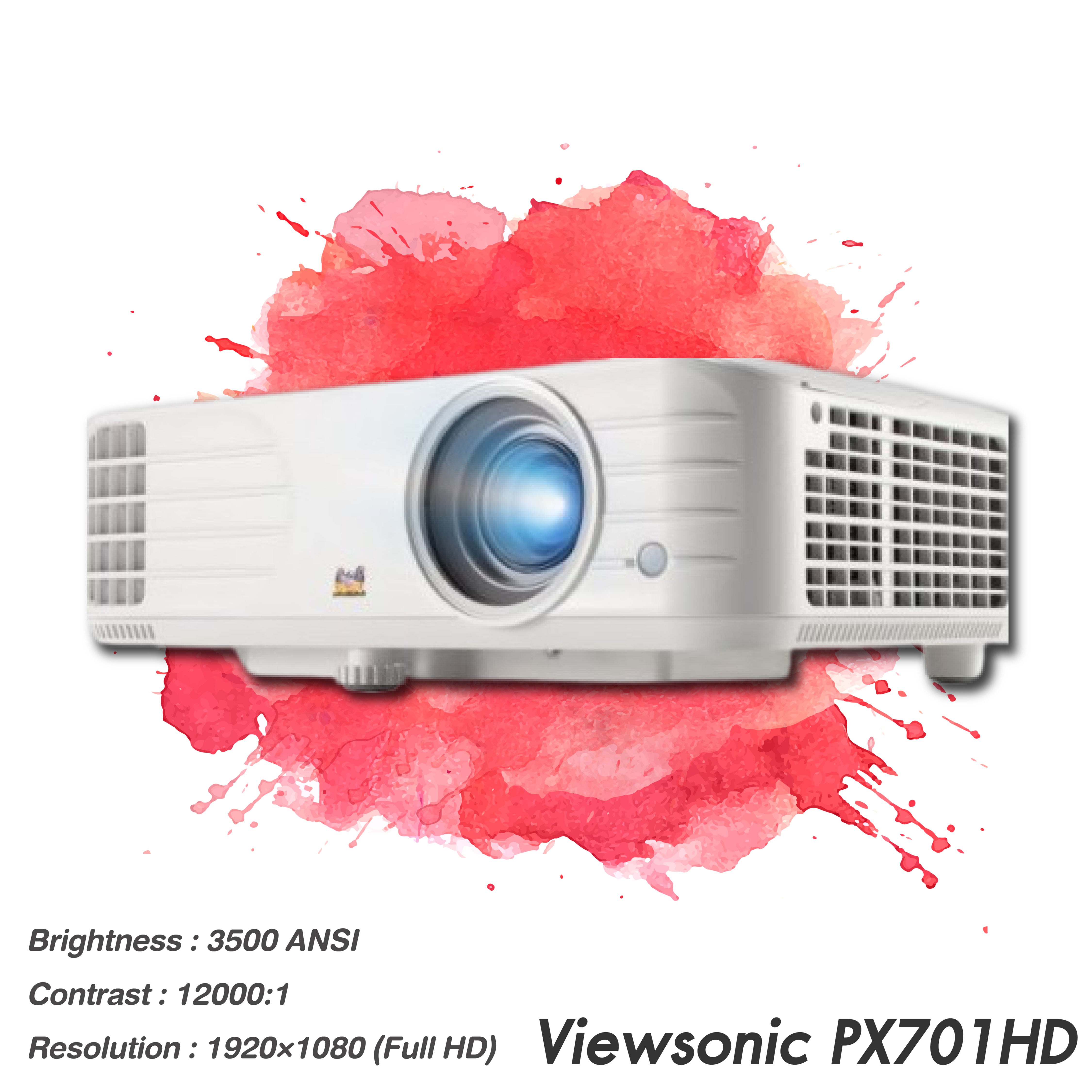 โปรเจคเตอร์ Viewsonic PX701HD__(Full HD / 3500 ANSI Lumens) รับประกัน ...