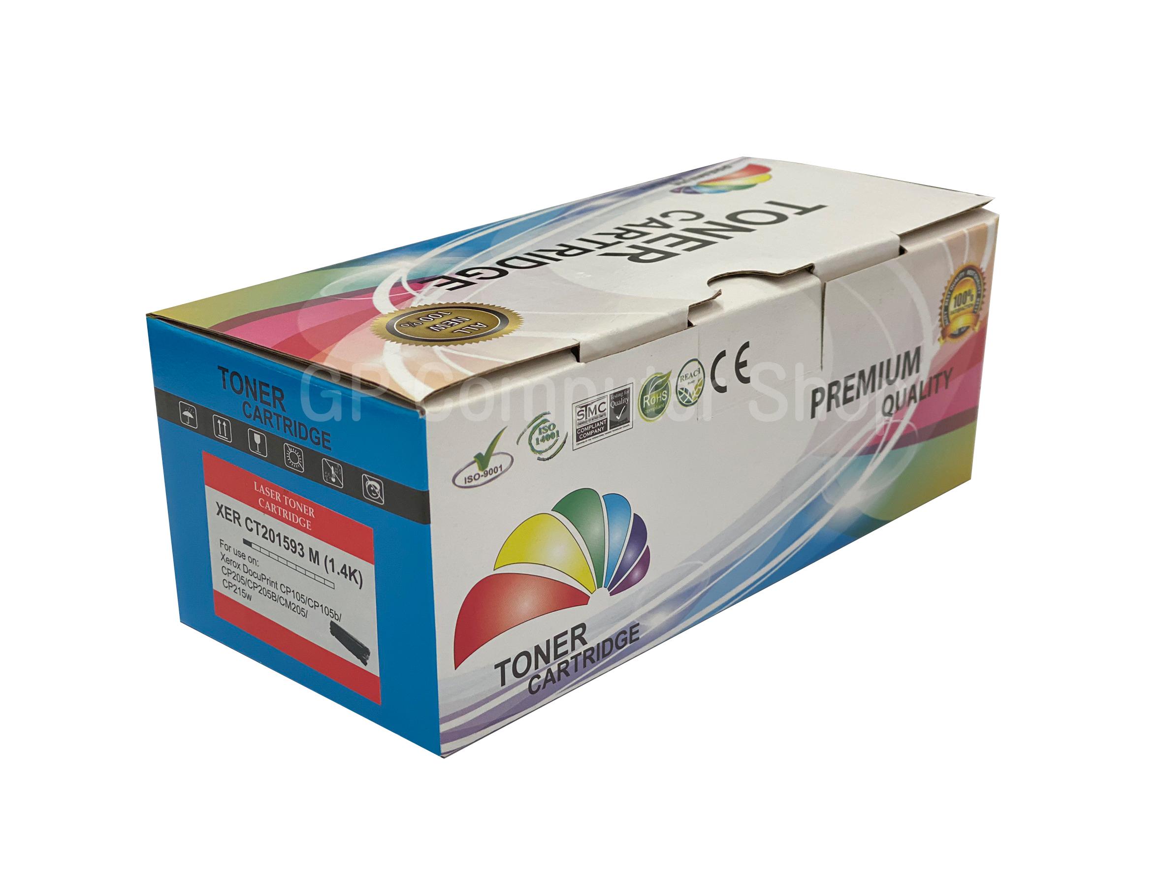 Color Box Toner Fuji Xerox CT201593 DocuPrint CP105b/CP205/CP205w ...