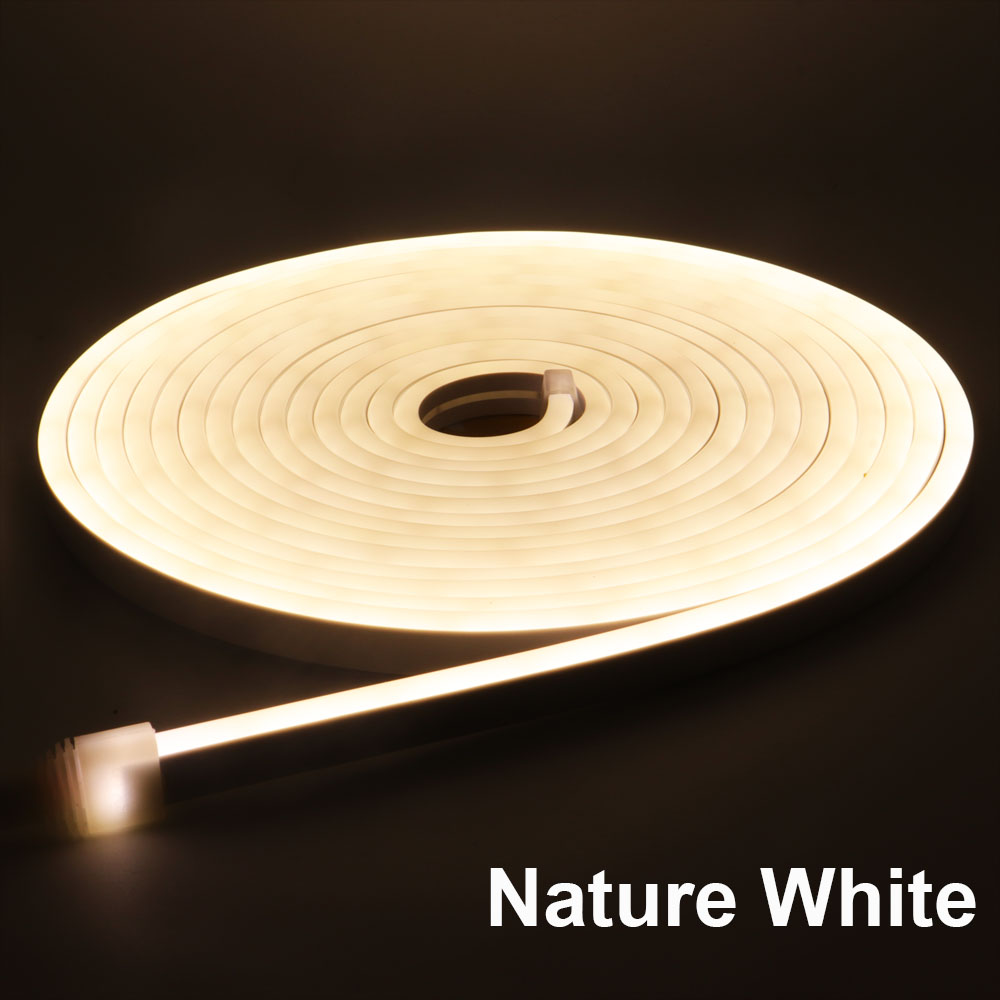 12V Neon LED Strip SMD 2835 120LEDsM Flexible Rope Tube Waterproof 1M ...