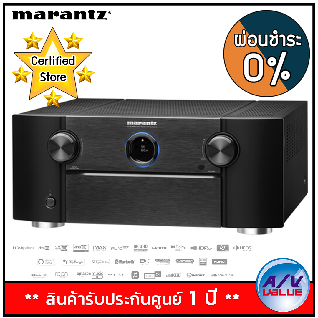 Marantz SR8015 11.2ch. 8K AV Amplifier with 3D Sound and HEOS Built-in - ผ่อนชำระ 0% By AV Value ...