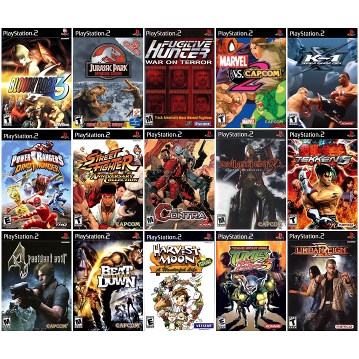โปรดี PS2 USB GAME PS2เกมรวม แฟลชไดร์ฟเกม PS2 สำหรับใช้คู่กับเมมบูท ...
