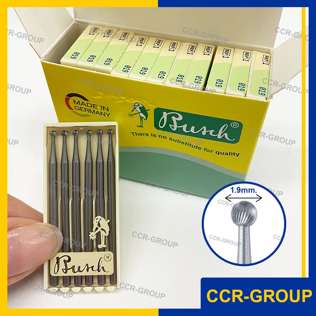 เม็ดมะยมบูช เม็ดมะยมตรานก BUSCH STEEL BUR ของแท้จากเยอรมัน คุณภาพดี ใช้ ...