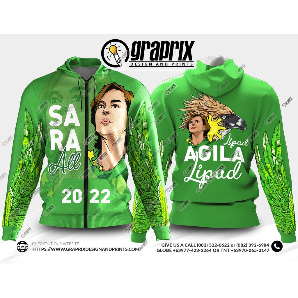 SARA ALL Hoodie Zipper Jacket with Pocket Full Sublimation UHds ...