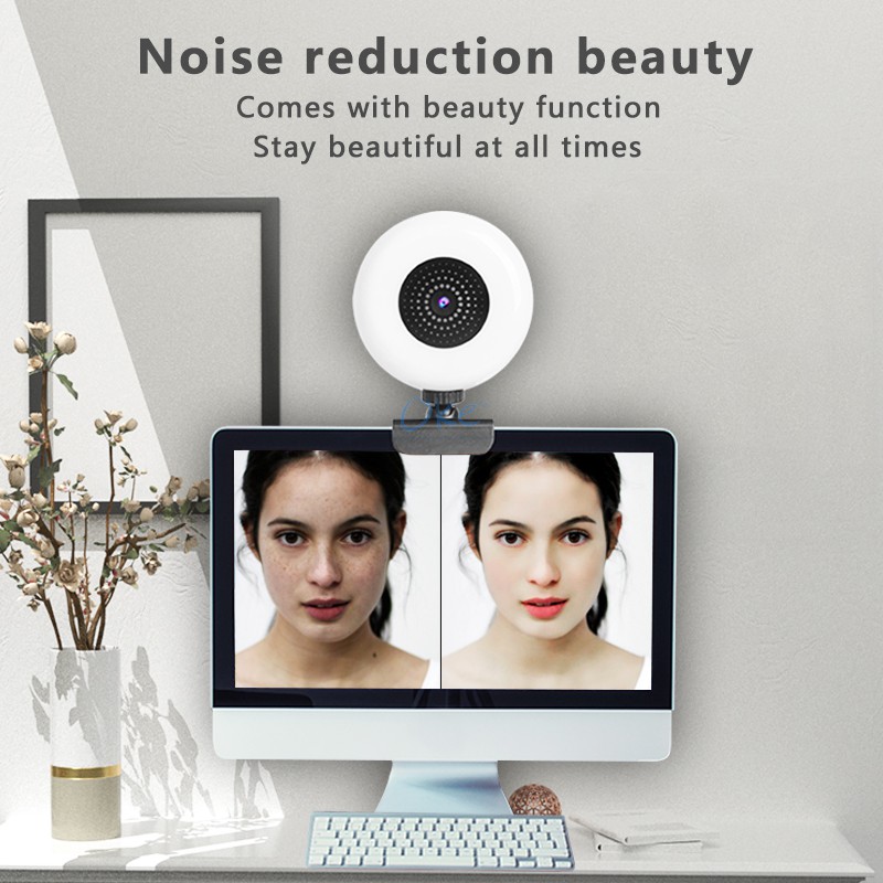2K Webcam HD live Web Camera For Computer PC Laptop Video Meeting Class ...