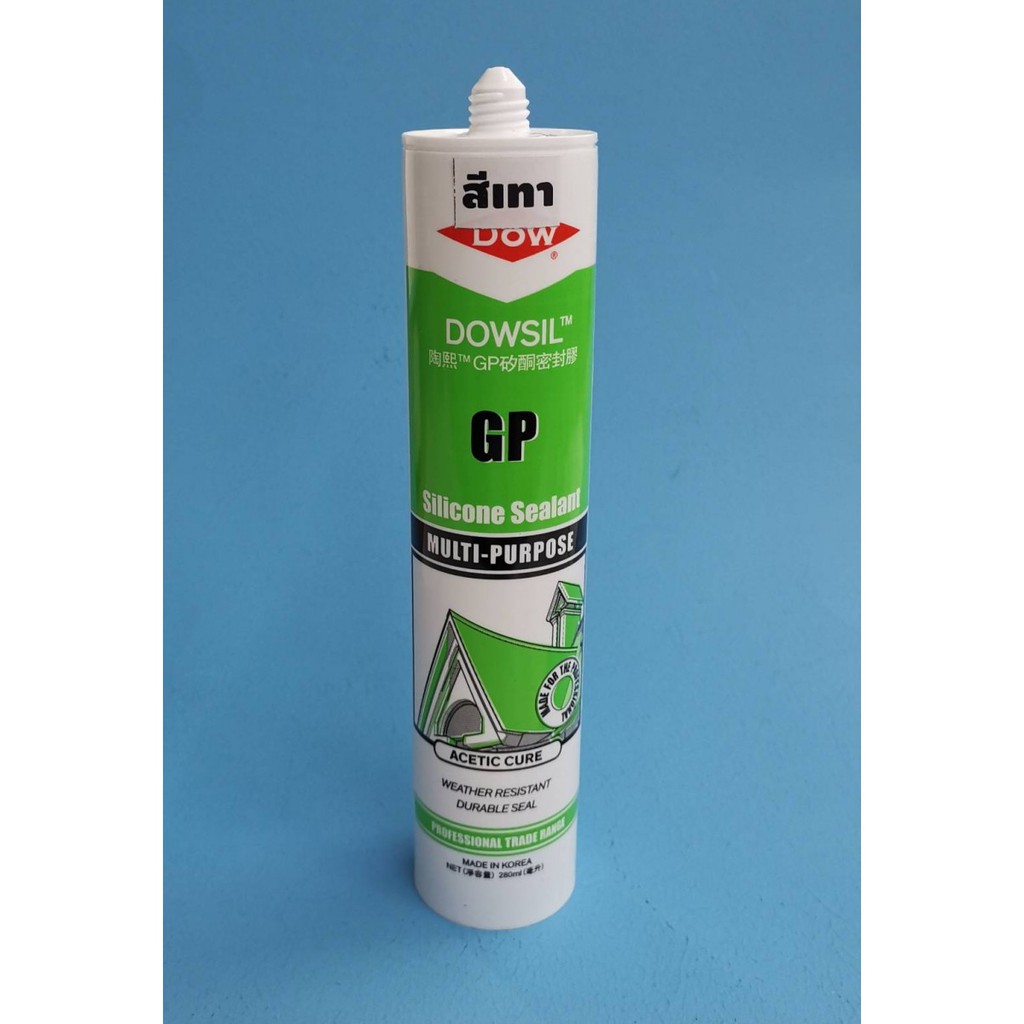 กาวซิลิโคน Silicone Sealant Dowsil GP 280ml (มี 4 สี ใส/ขาว/ดำ/บรอนด์ ...