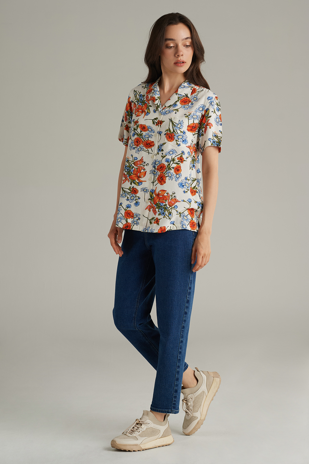 jeans SML กระโปรงลูกฟูก ผ่าข้างทรงเอ สไตล์เกาหลีมีซิปหลัง ผู้หญิง สี ...