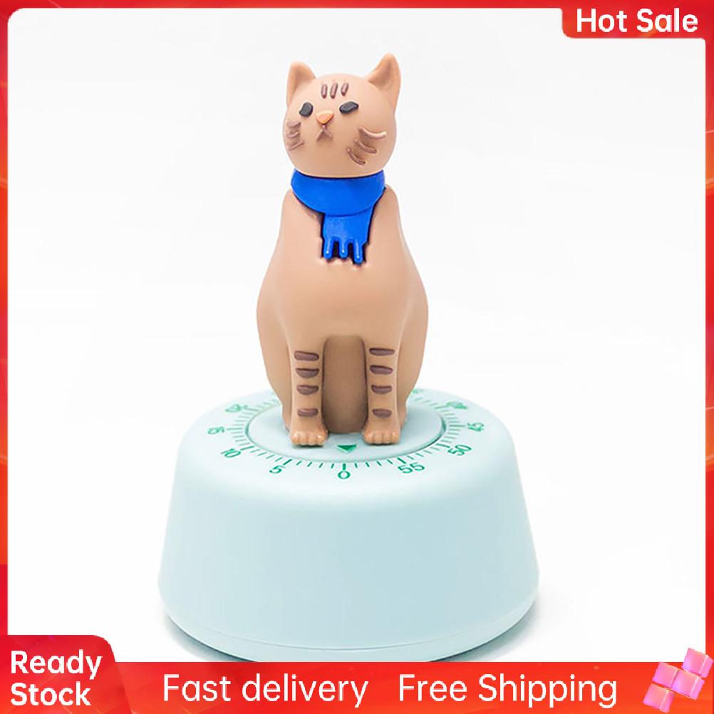 Kitchen Timer Cooking Countdown 60 Minutes Mins Mechanical Timer Cat ...