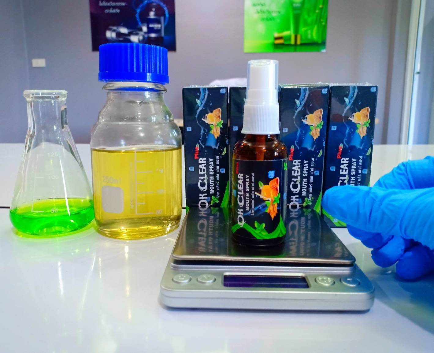 OK CLEAR เมาท์สเปร์ สเปร์พ่นคอ พรอโพลิส กระชายขาว 30 ml ลดกลิ่นปาก ...