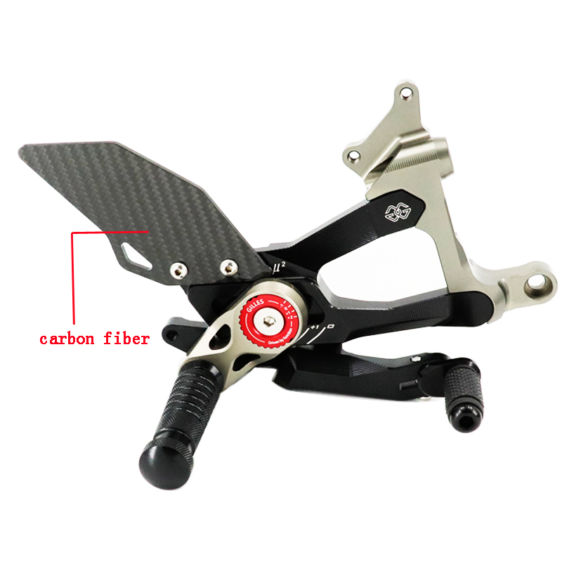 For Ducati Street fighter V4 Moto Rearset Rear Foot Pegs Rest Set ...
