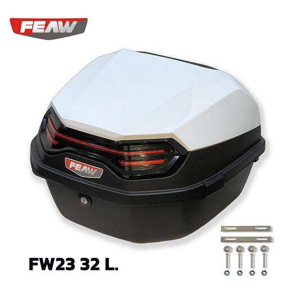 กล่องท้าย 32 ลิตร ใหม่ 2023 FEAW FW23 32L (อย่างหนา) กล่องติดรถมอไซ สวย ...