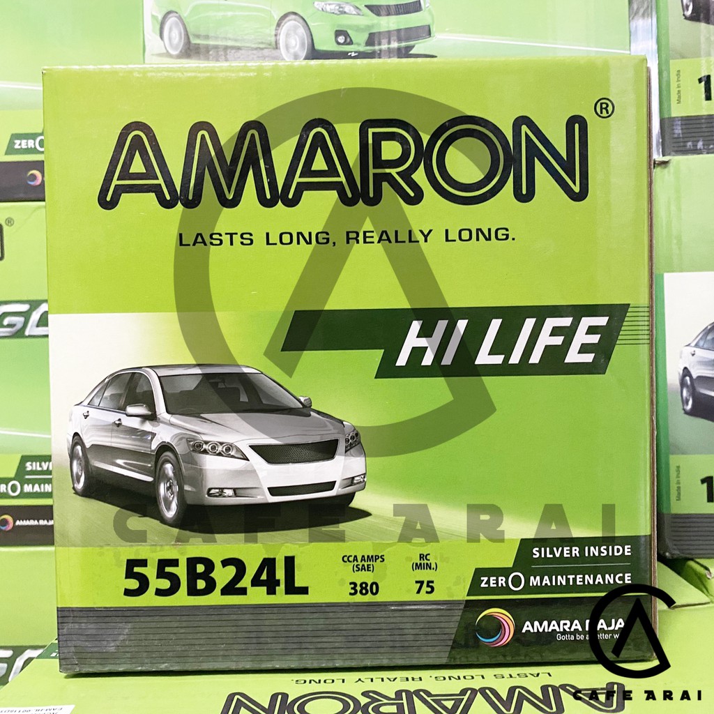แบตเตอรี่ AMARON DIN100 HI-LIFE PRO (LN5) 60038 100AH ขั้วจม สำหรับรถ ...