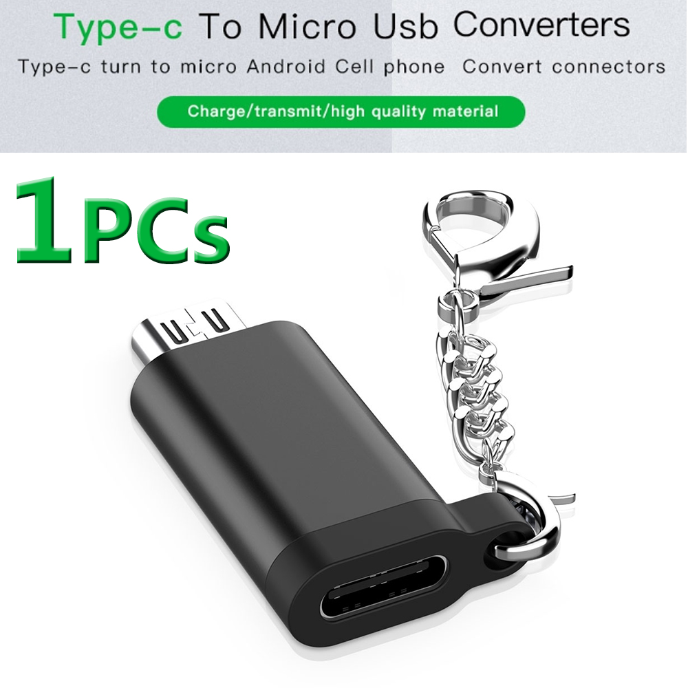 Micro USB Adapter Cable Micro USB male to Type-C female Converter USB ...