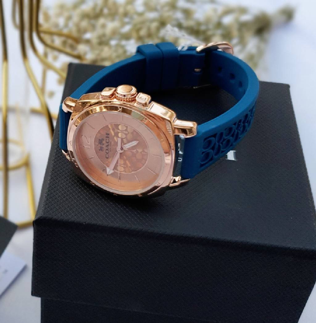 MeBrandOutlet #COACH #Boyfriend Small Rubber Strap Watch #14502094 ...