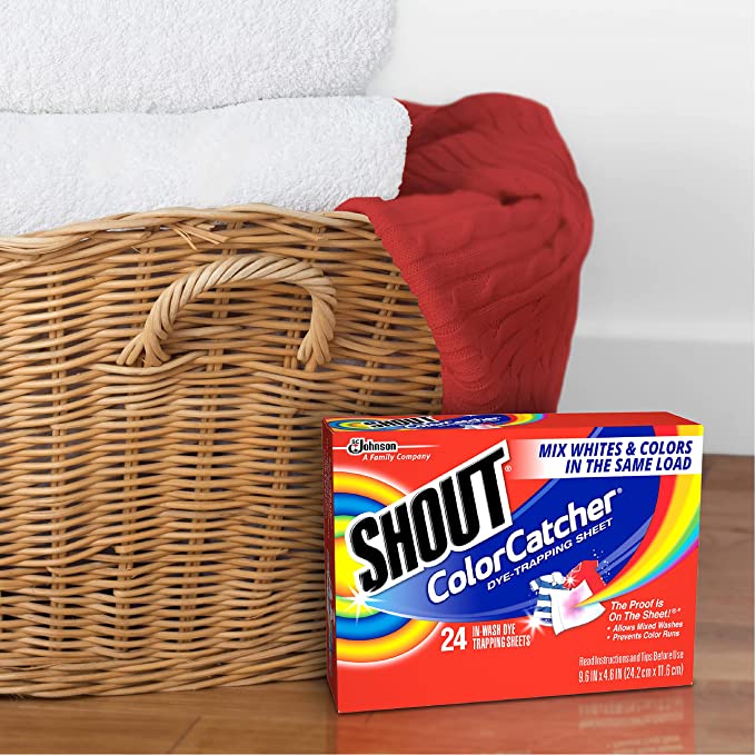 Shout Color Catcher Dye-Trapping แผ่นป้องกันสีตก แผ่นดูดซับสี โดยไม่ ...