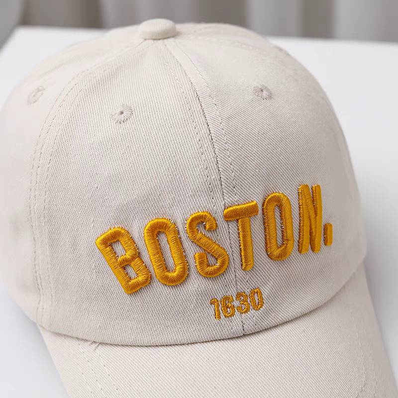 พร้อมส่ง หมวก หมวกเด็ก 6เดือน-4ปี รอบหัว49-51 cm. ปักอักษร BOSTON 1630 ...