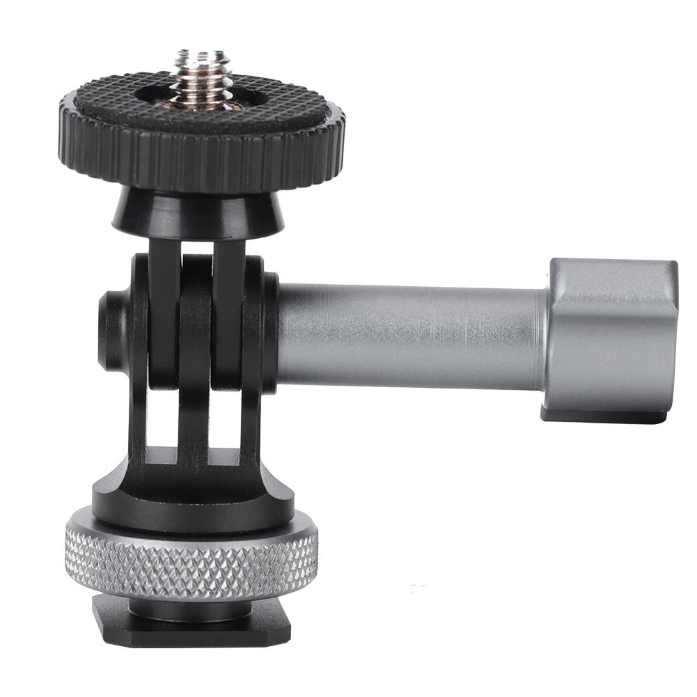Hot Shoe to 1/4IN Screw Adapter Base 180 Degree Movement Expansion ...