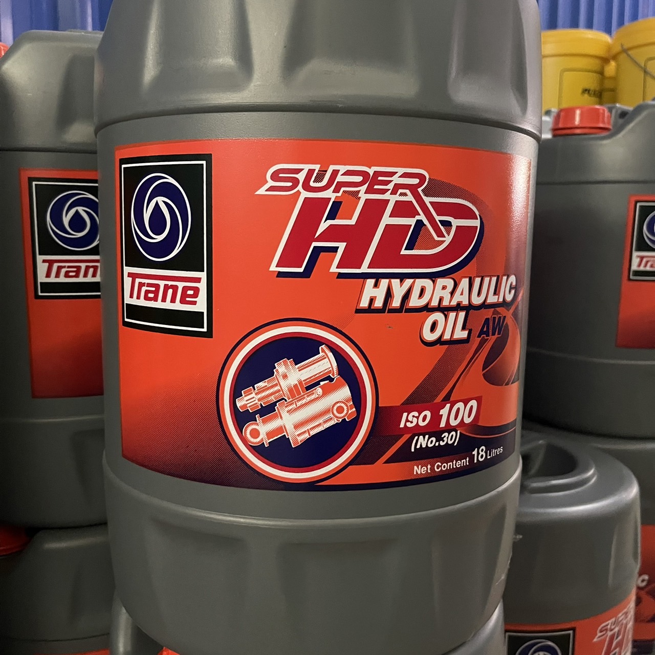 Trane เทรน น้ำมันไฮดรอลิค SUPER HD HYDRAULIC OIL 68,100 ขนาด 18 ลิตร ...