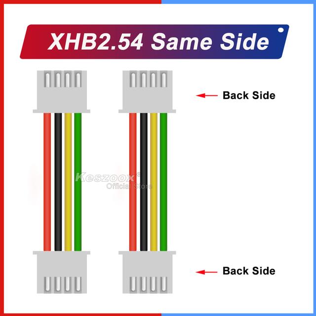 【YF】 ♦ Keszoox JST 2.5mm XHB/XHP2.5mm Cable 2-10P with Length of 10-80cm 22AWG Wire【Support ...