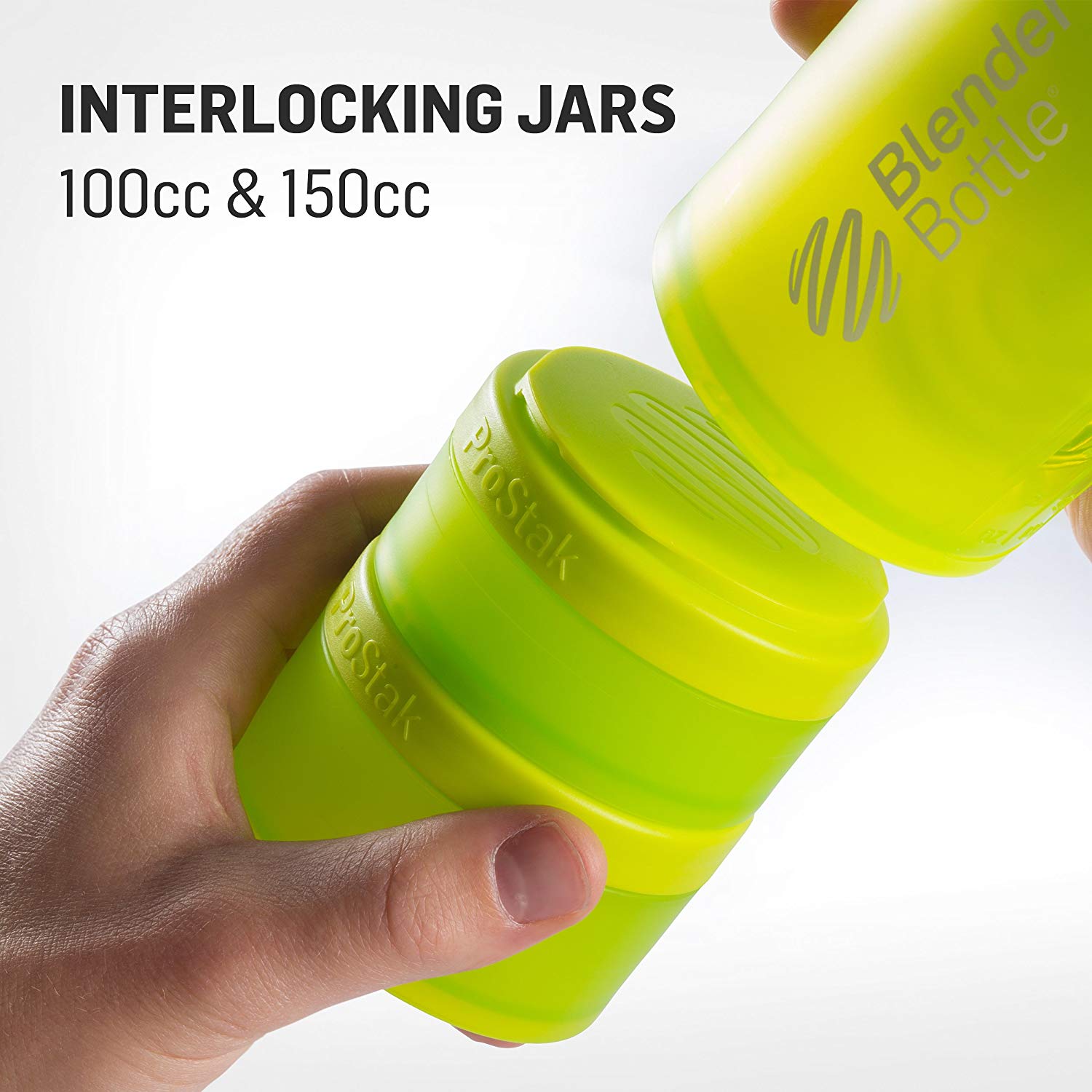 (White)แก้วเชค BlenderBottle ของแท้ รุ่น PROSTAK Shaker Bottle ขนาด 22 ...