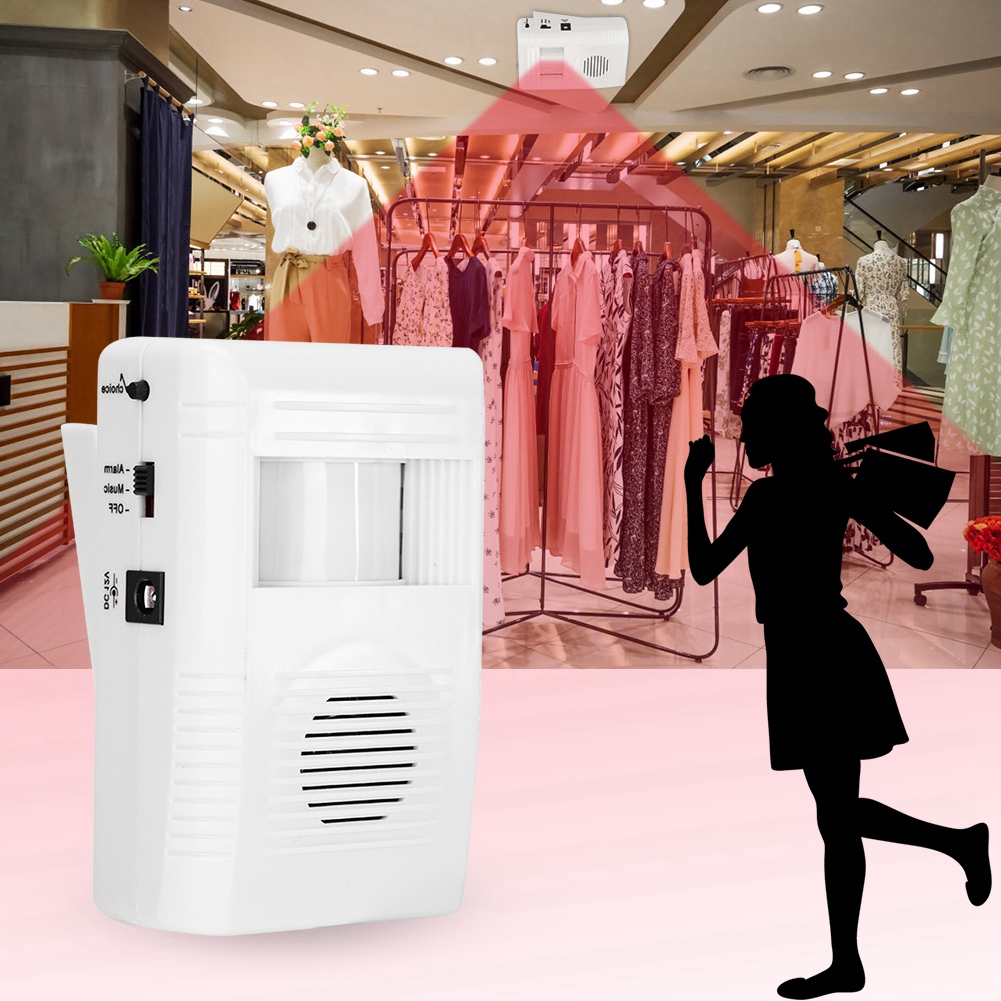 Human Body Induction Infrared Sensor Alarm Door Entry Welcome Greeting ...