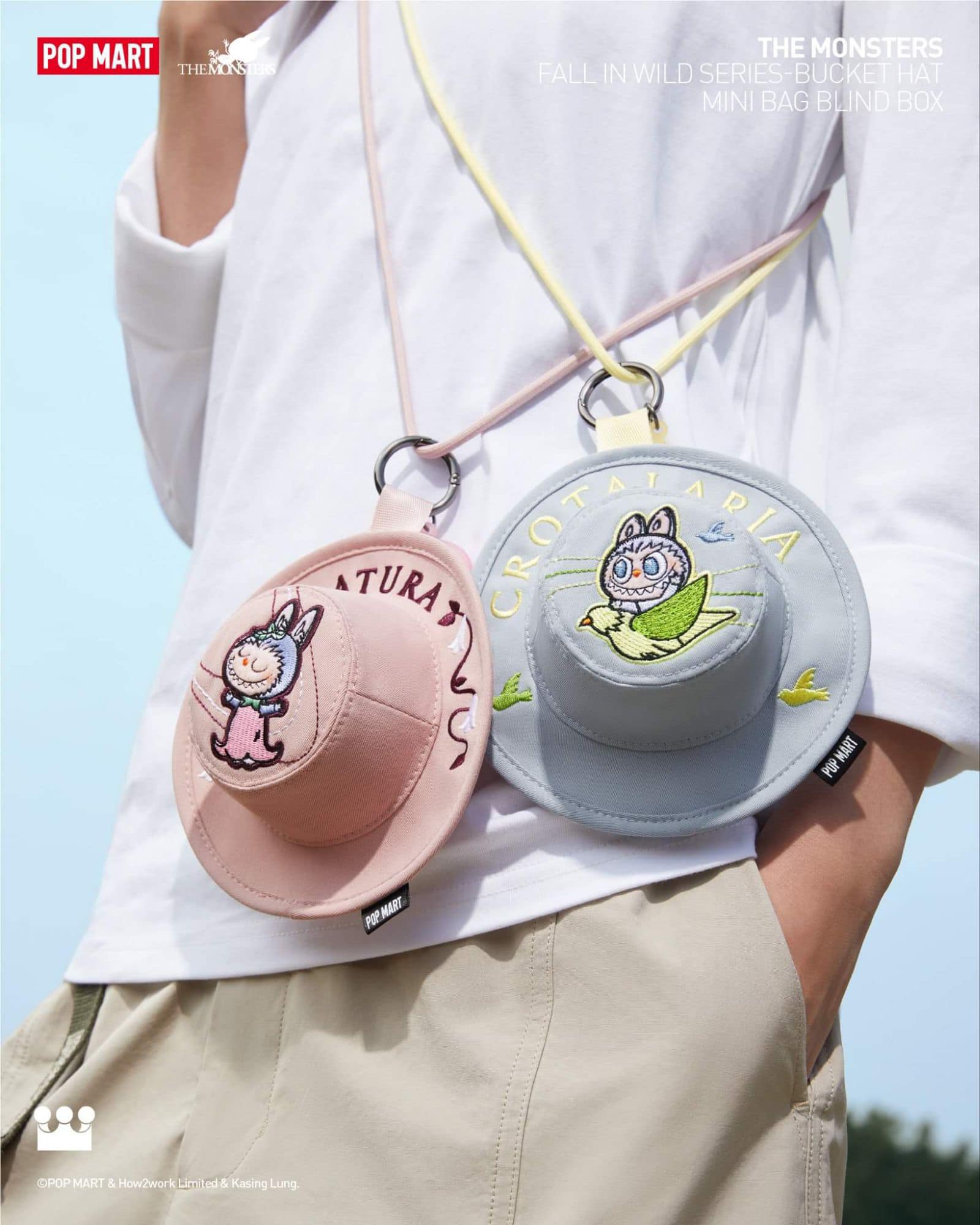 กล่องจุ่ม labubu hat mini กระเป๋าหมวกลาบูบู้ กดสั่งโดยตรงจาก pop mart ...