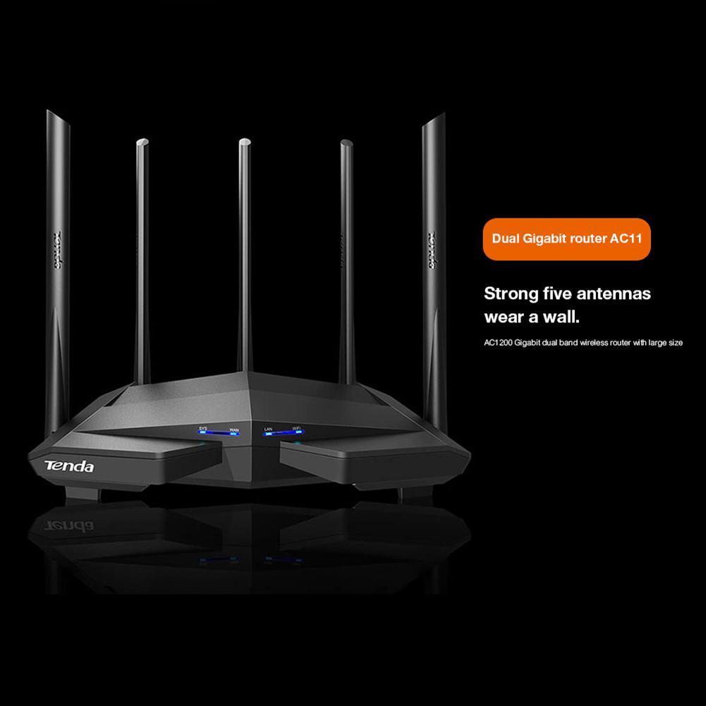 Tenda AC11 1200Mbps 2.4GHz5GHz Dual Band WiFi Router Wireless Repeater ...
