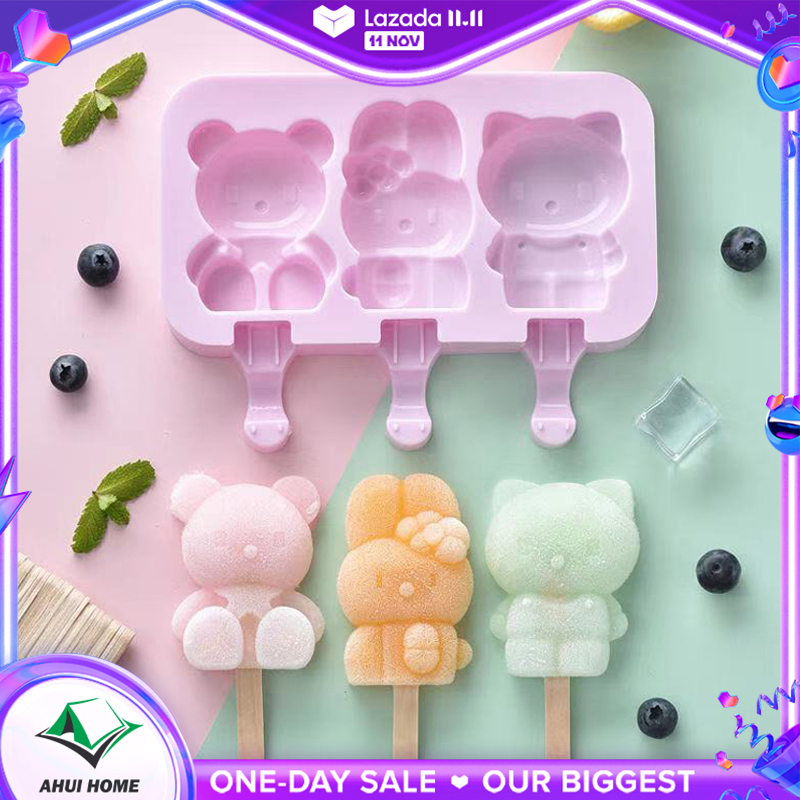 พร้อมส่ง แม่พิมพ์ไอติม แถมแท่งไม้50แท่ง พร้อมฝา แม่พิมพ์ไอครีม แม่พิมพ์ ...