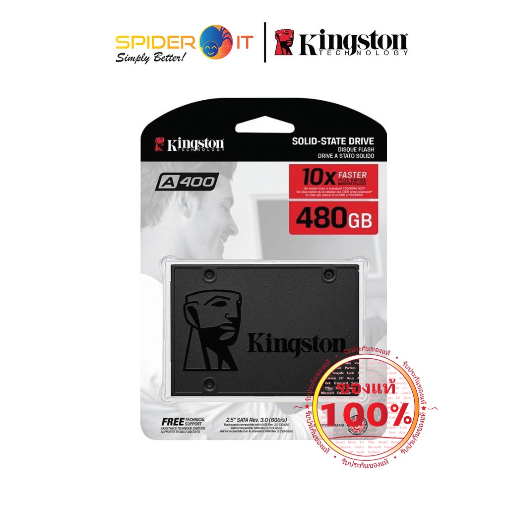 【รับประกันการจัดส่ง 48 ชั่วโมง】120GB/240GB/480GB/960GB Kingston SSD(เอสเอสดี) โซลิดสเตทไดรฟ์/SSD ...