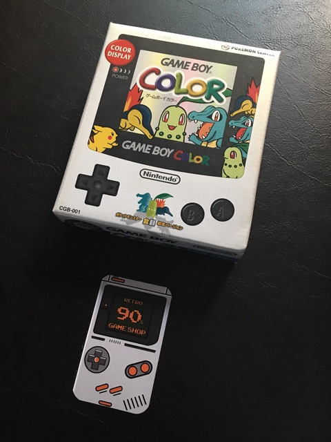 NINTENDO GAMEBOY COLOR BOX /GOLD POKEMON LIMITED EDITION - Retro Game ...