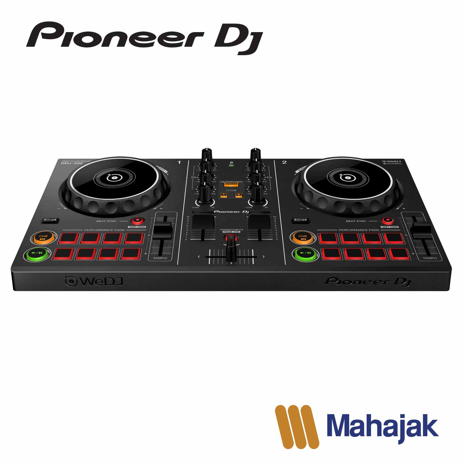 เครื่องเล่นดีเจ PIONEER DDJ-200 Smart DJ controller - PIONEER OFFICIAL ...