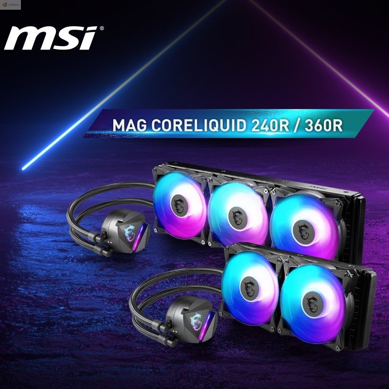 ลด 50 (พร้อมส่ง)ชุดน้ำปิด MSI ลดพิเศษ LIQUID COOLING MSI MAG Coreliquid ...