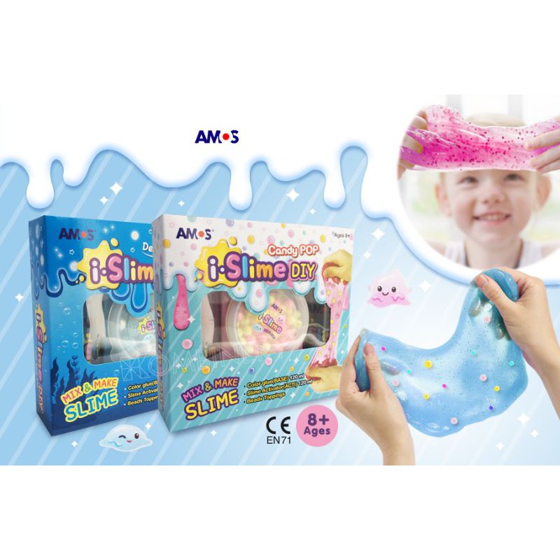 ชุดทำสไลม์ด้วยตัวเอง Amos i-Slime DIY ชุด Candy Pop - Organika2kids - ThaiPick