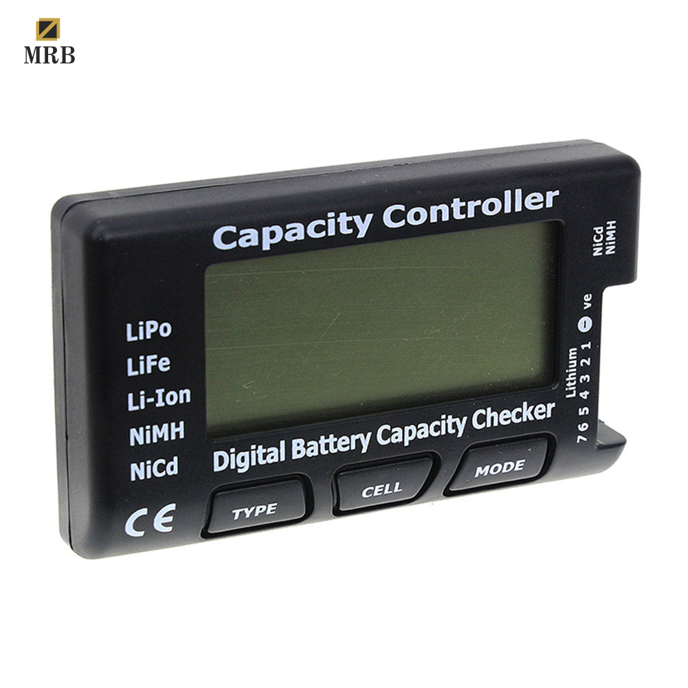Battery Capacity Voltage Checker Tester Meter Display LiPo LiFe Li-ion ...